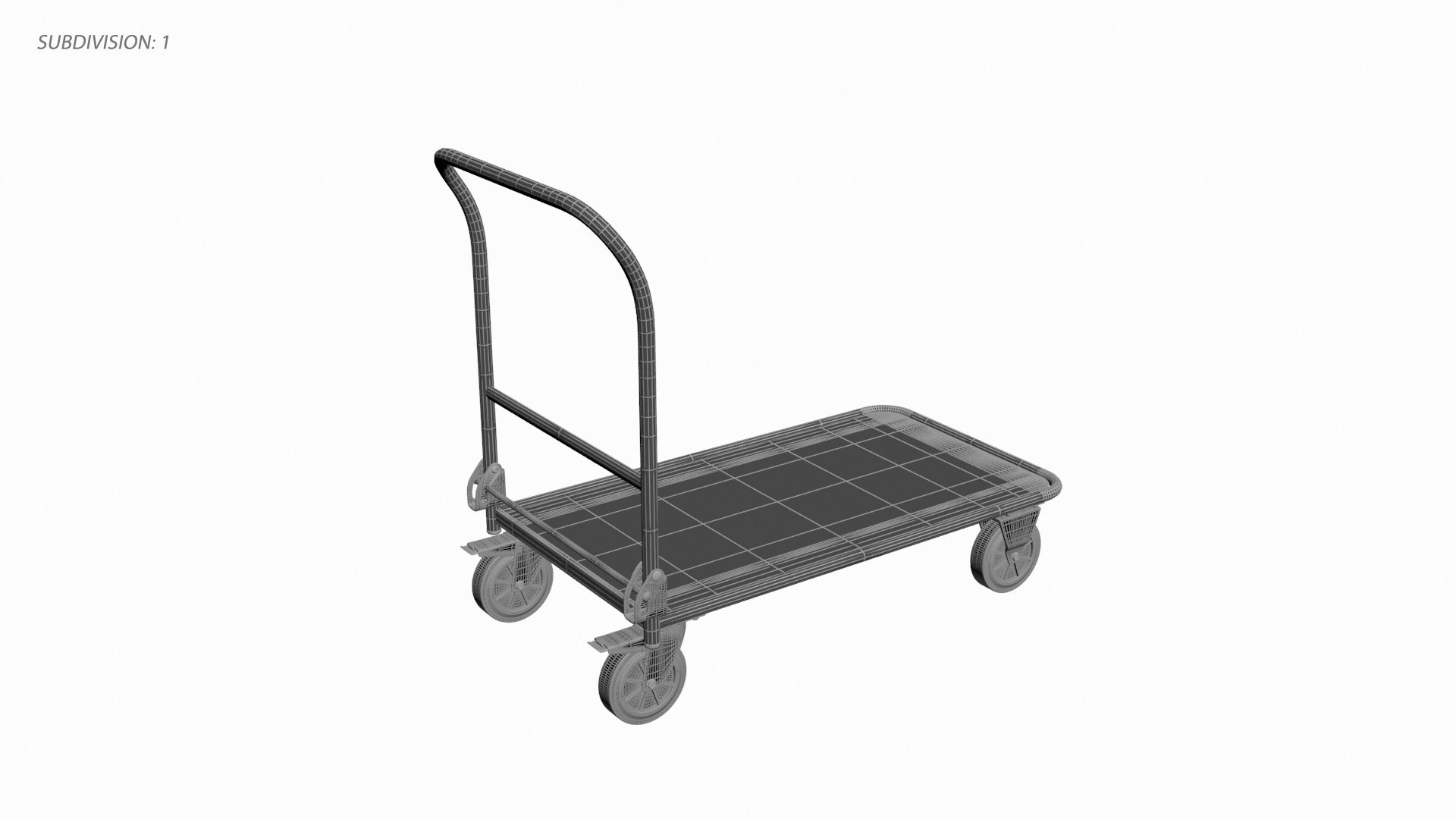 Platform Trolley Folding 3D Model - TurboSquid 1726192