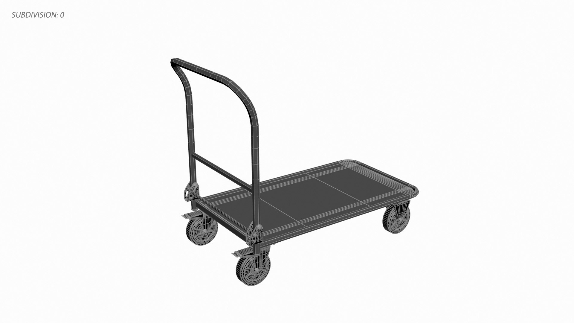 Platform Trolley Folding 3D Model - TurboSquid 1726192