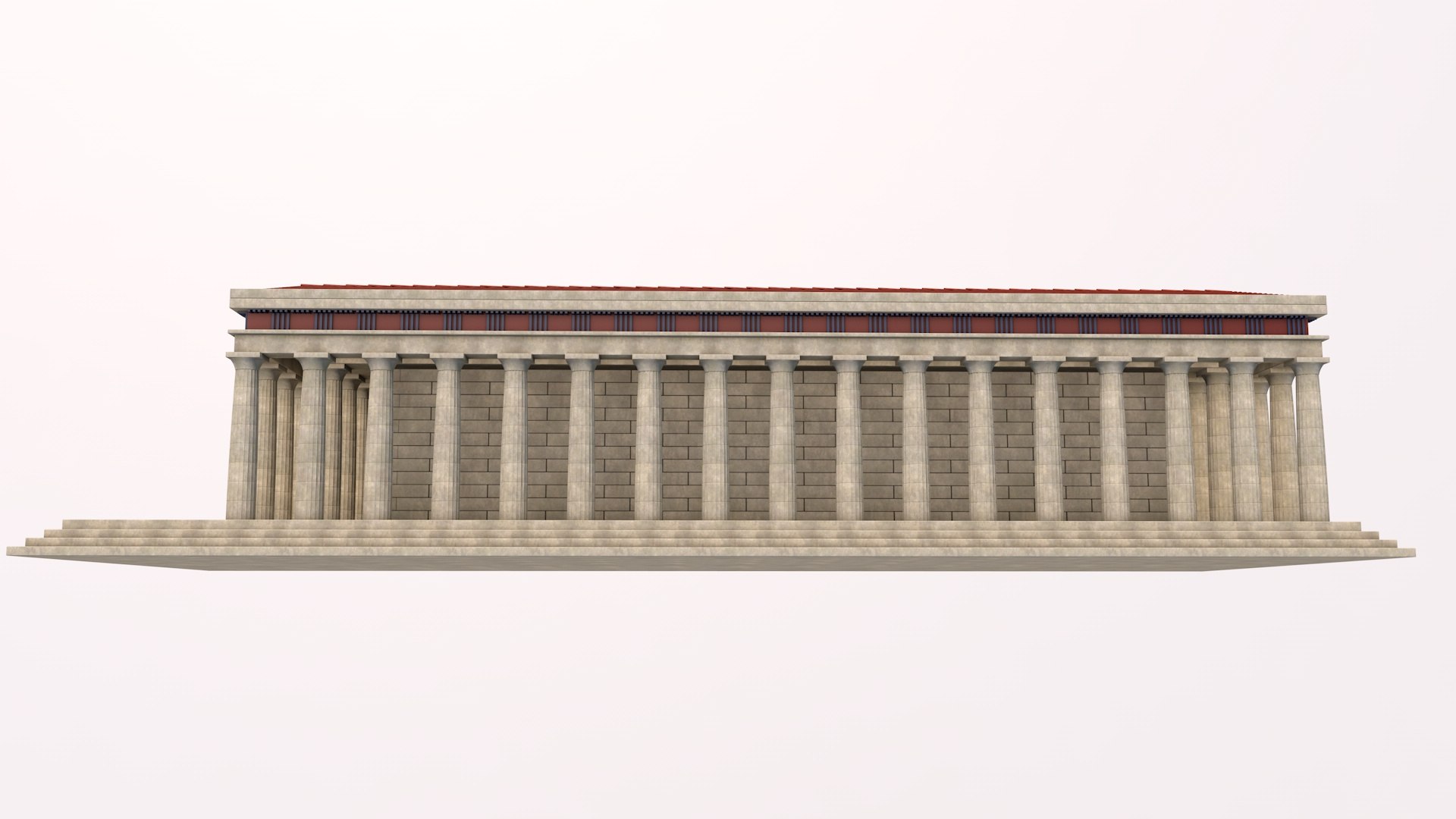 Parthenon Greek Temple 3D Model - TurboSquid 1759137