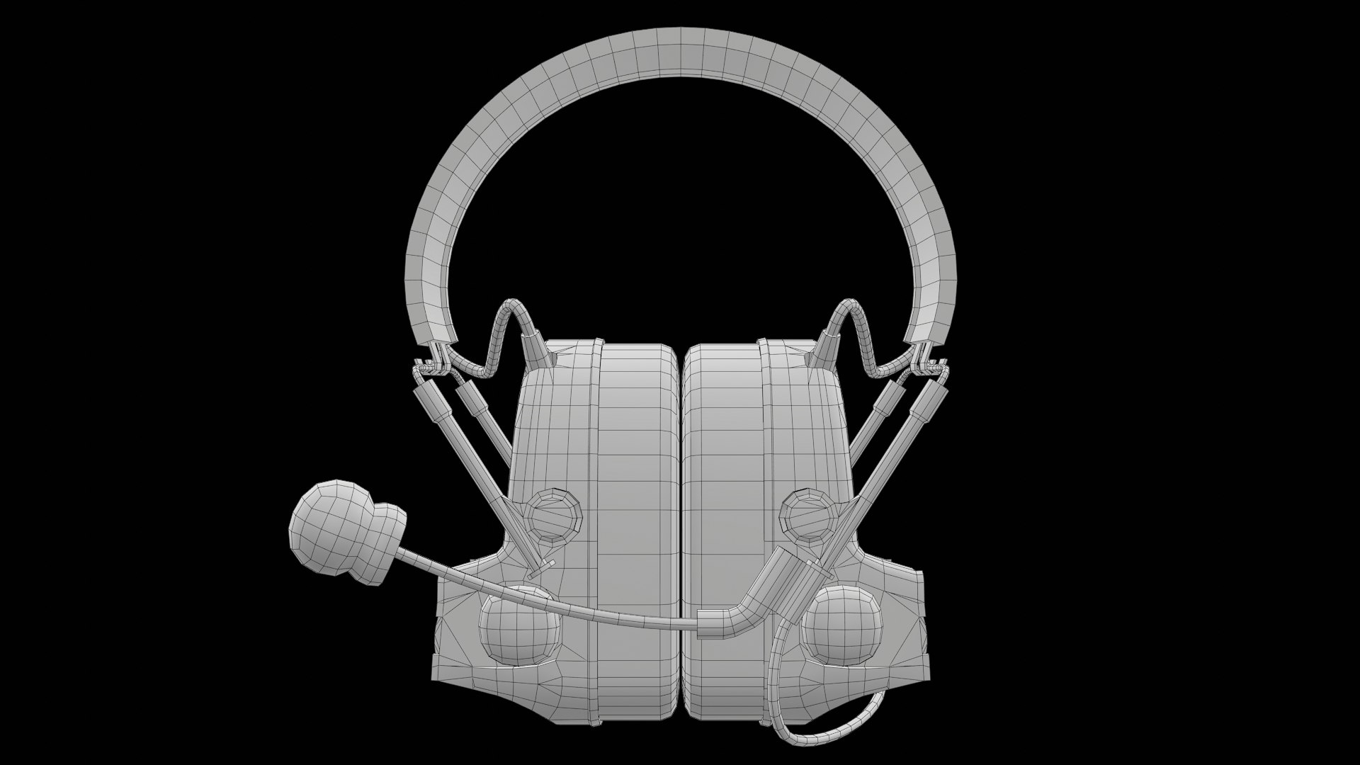 TAC-SKY C2 Folded Tactical Headset 3D Model - TurboSquid 2338065