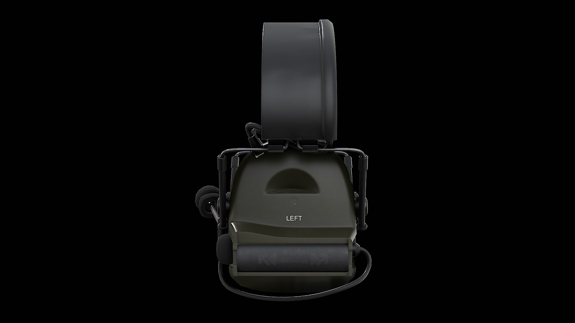 TAC-SKY C2 Folded Tactical Headset 3D Model - TurboSquid 2338065