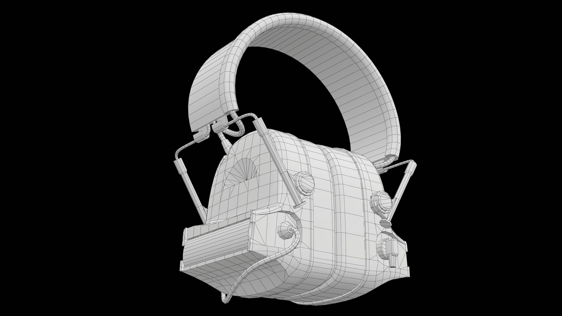 TAC-SKY C2 Folded Tactical Headset 3D Model - TurboSquid 2338065
