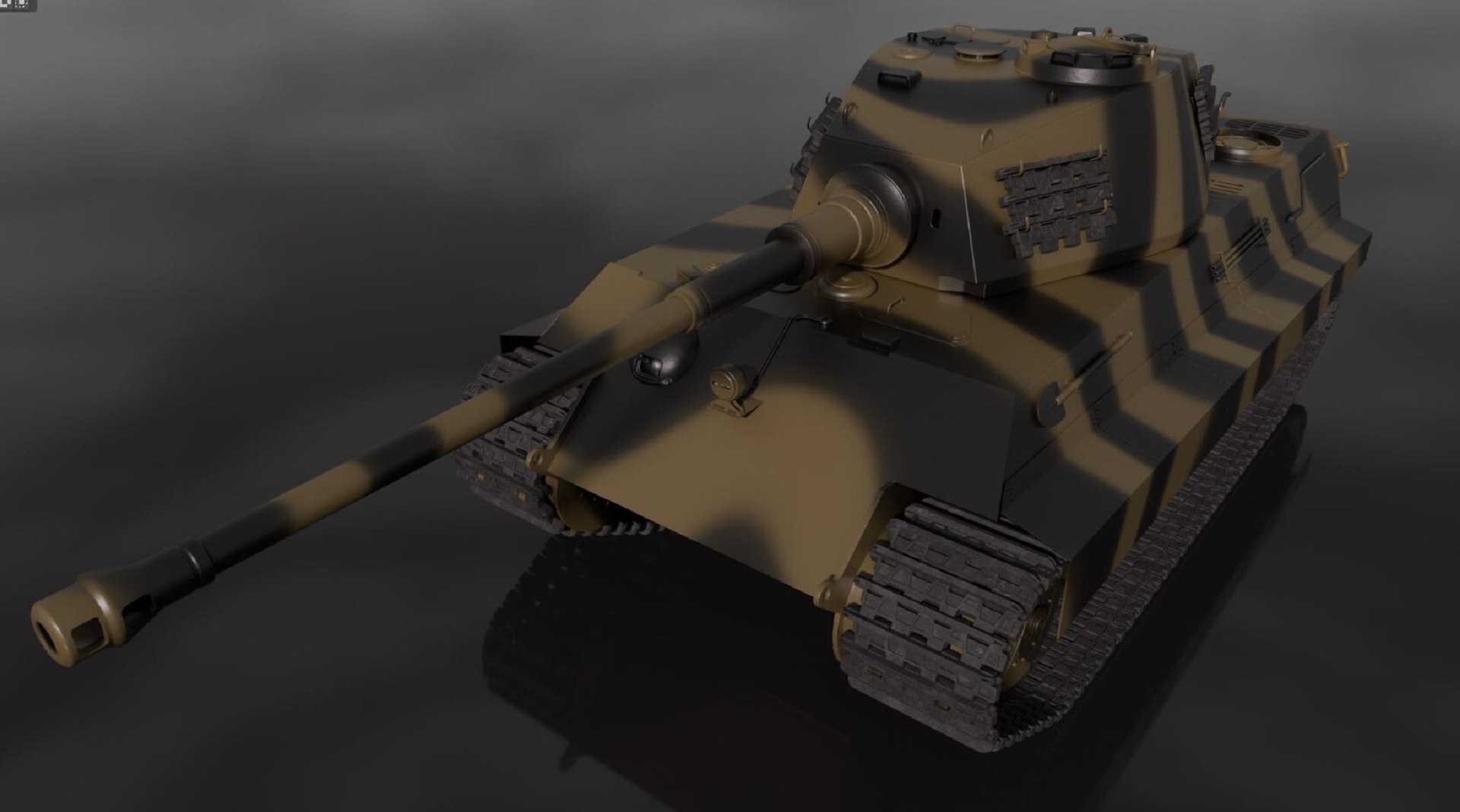 King Tiger 3D - TurboSquid 2288802