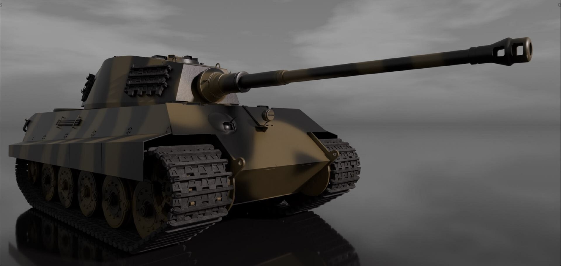 King Tiger 3D - TurboSquid 2288802