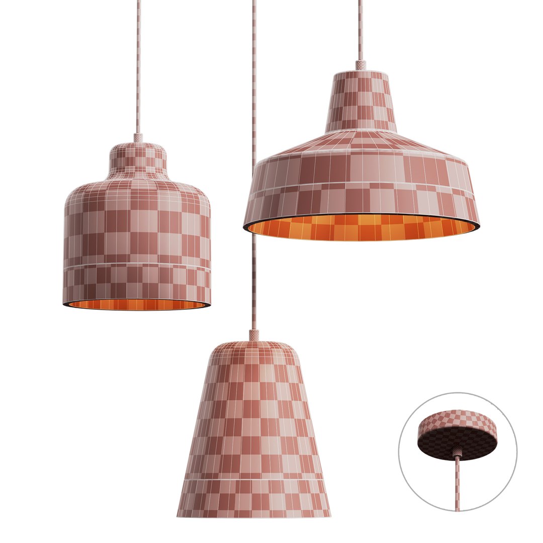 3D INGE Pendant 3 Models Model - TurboSquid 1924367