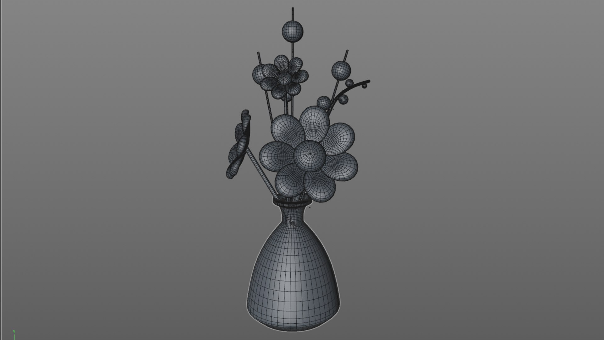 3D Model Circle Flower - TurboSquid 1852055