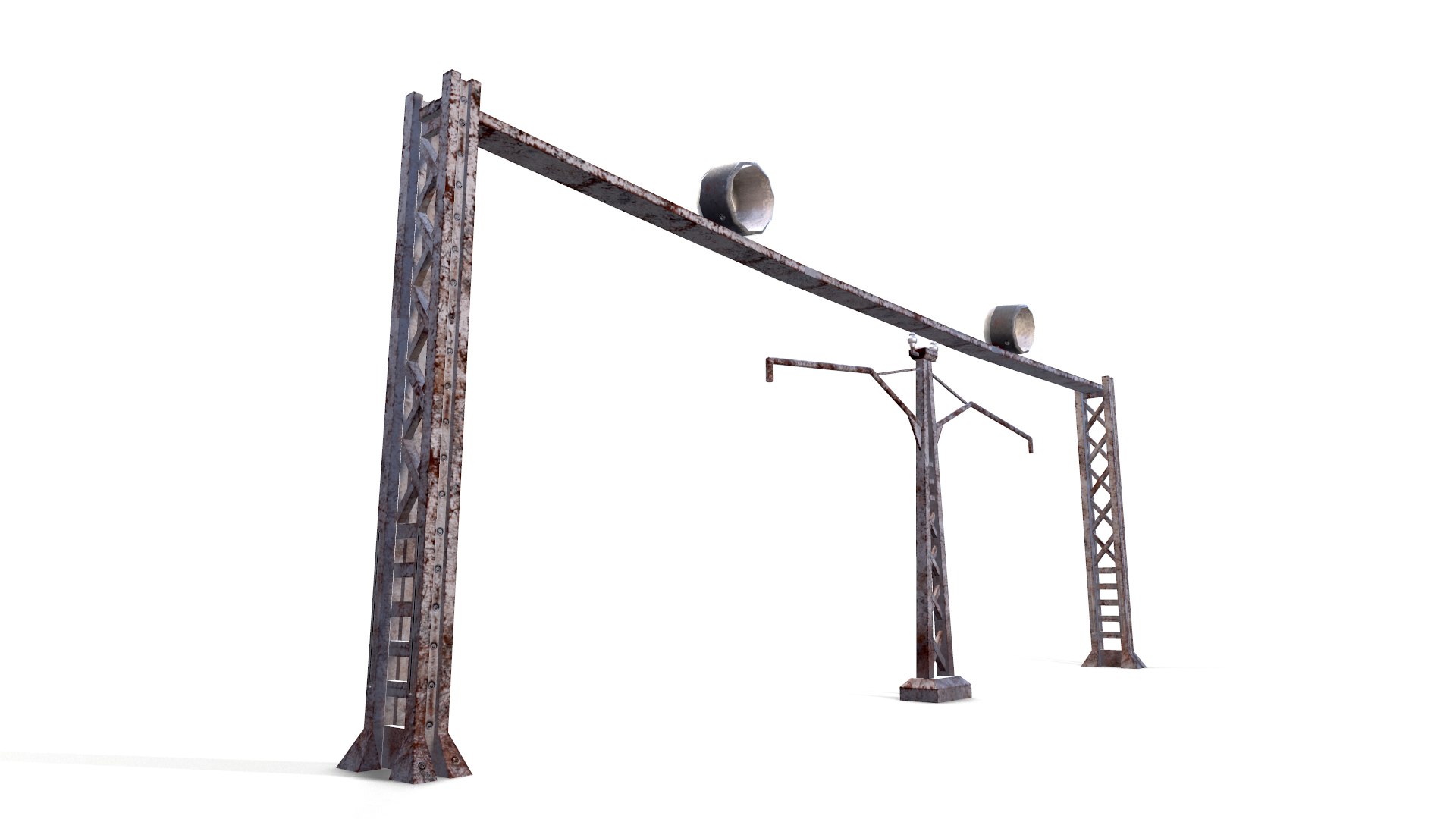 3D Electric Pillar - TurboSquid 1384610