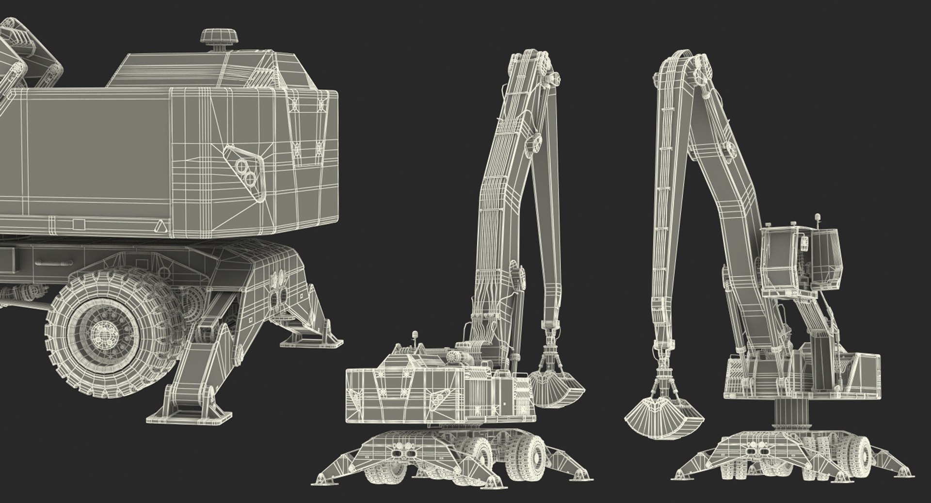 3D Grab Loader Terex Fuchs Model - TurboSquid 1336132