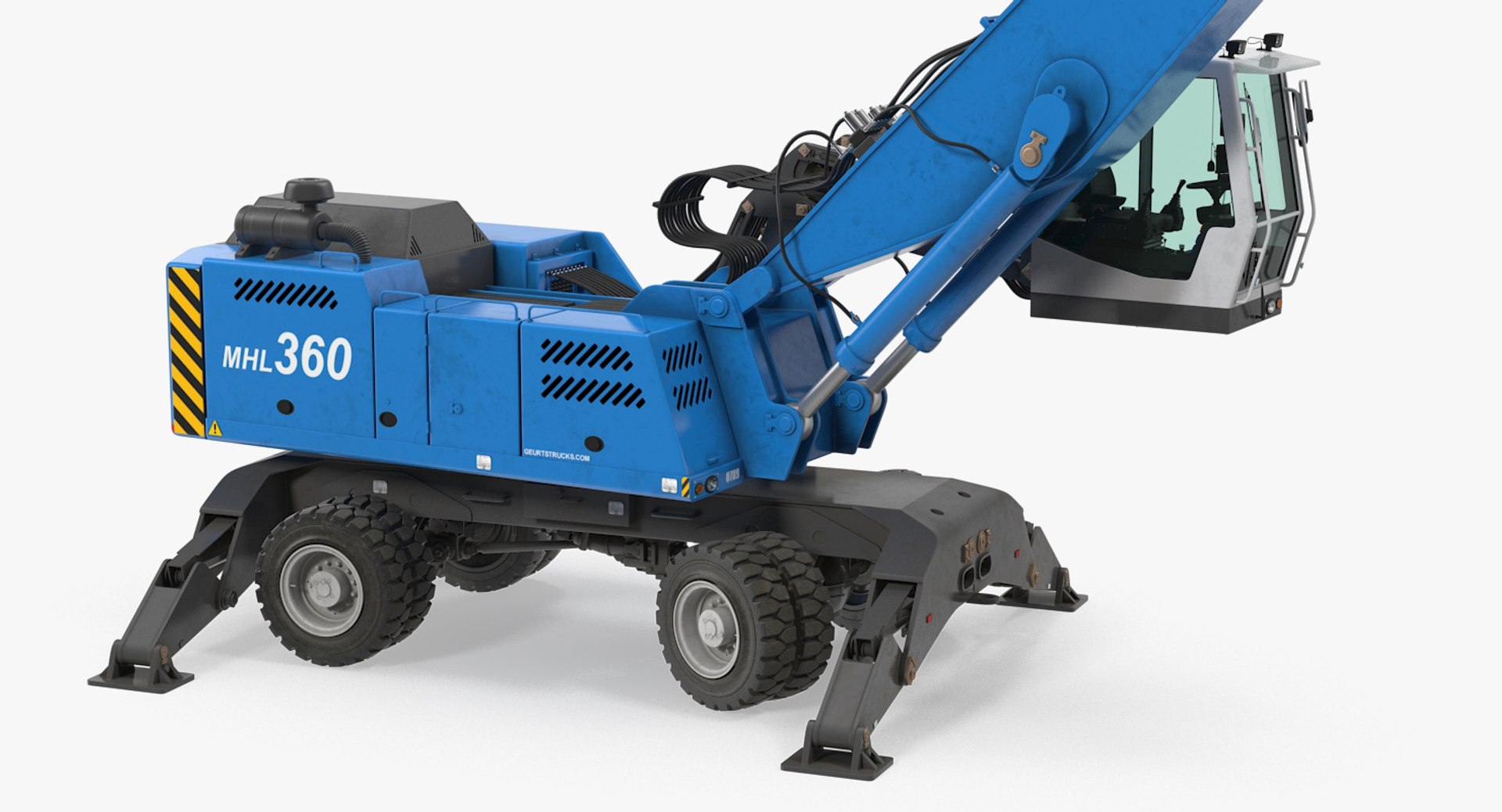 3D grab loader terex fuchs model - TurboSquid 1336132