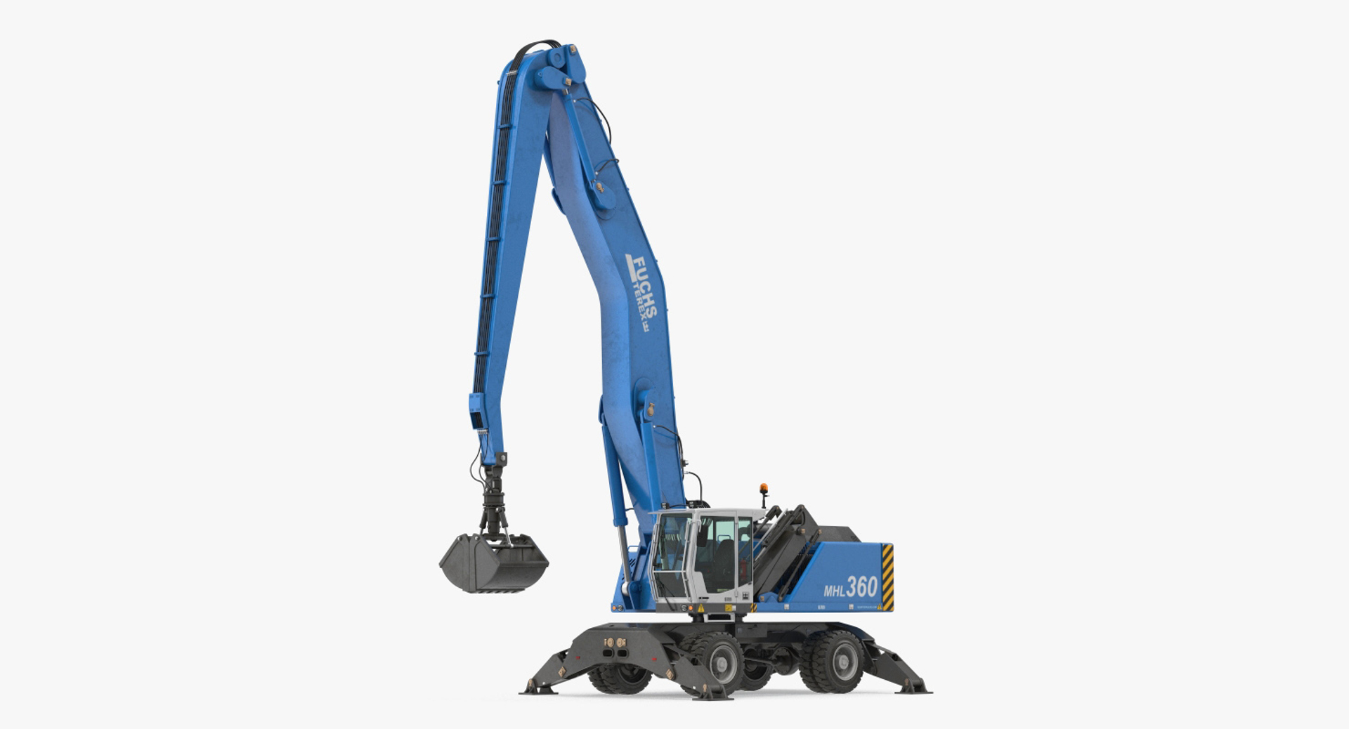 3D Grab Loader Terex Fuchs Model - TurboSquid 1336132