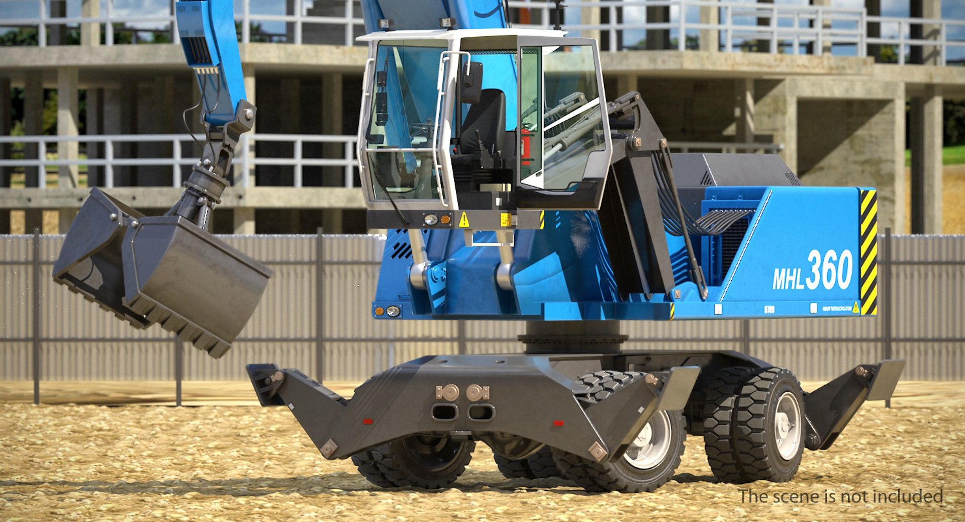 3D Grab Loader Terex Fuchs Model - TurboSquid 1336132