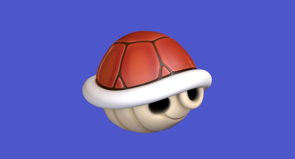 modelo 3d Tortuga Koopa Troopa Shell Rojo Super Mario - TurboSquid 1405540