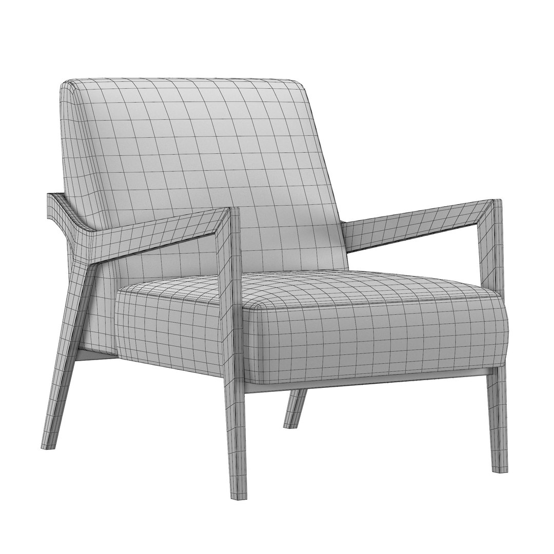 3D model Barney Club Chair by Studio Van den Akker - TurboSquid 1946152