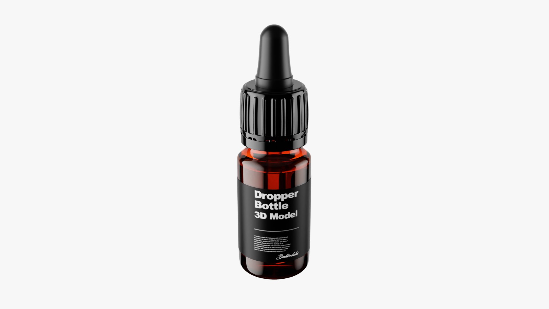 Dropper Bottle 3D model - TurboSquid 1956341
