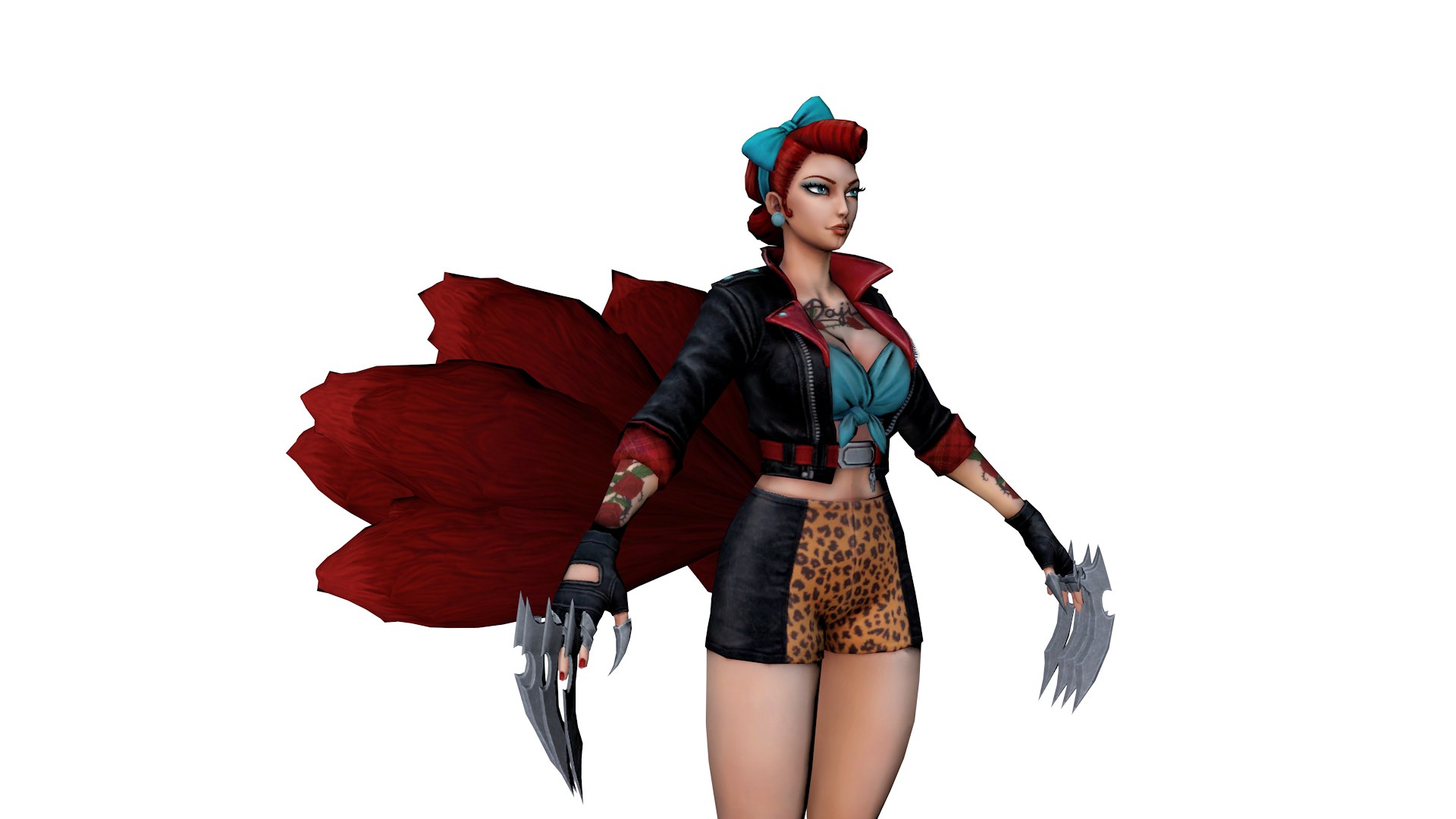 3D Stylized Female Assassin Game Ready 3D Character Model - TurboSquid ...