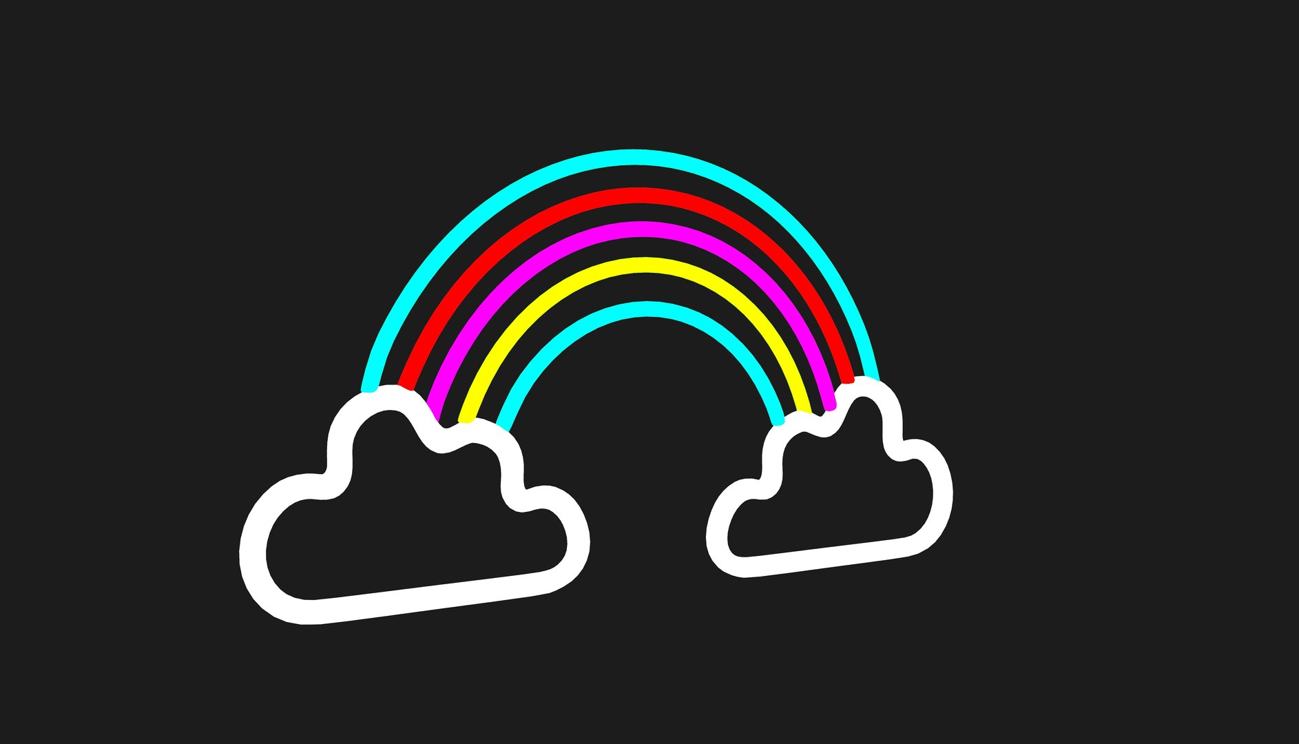 3D Rainbow Neon Light 3D Model Model - TurboSquid 2421573