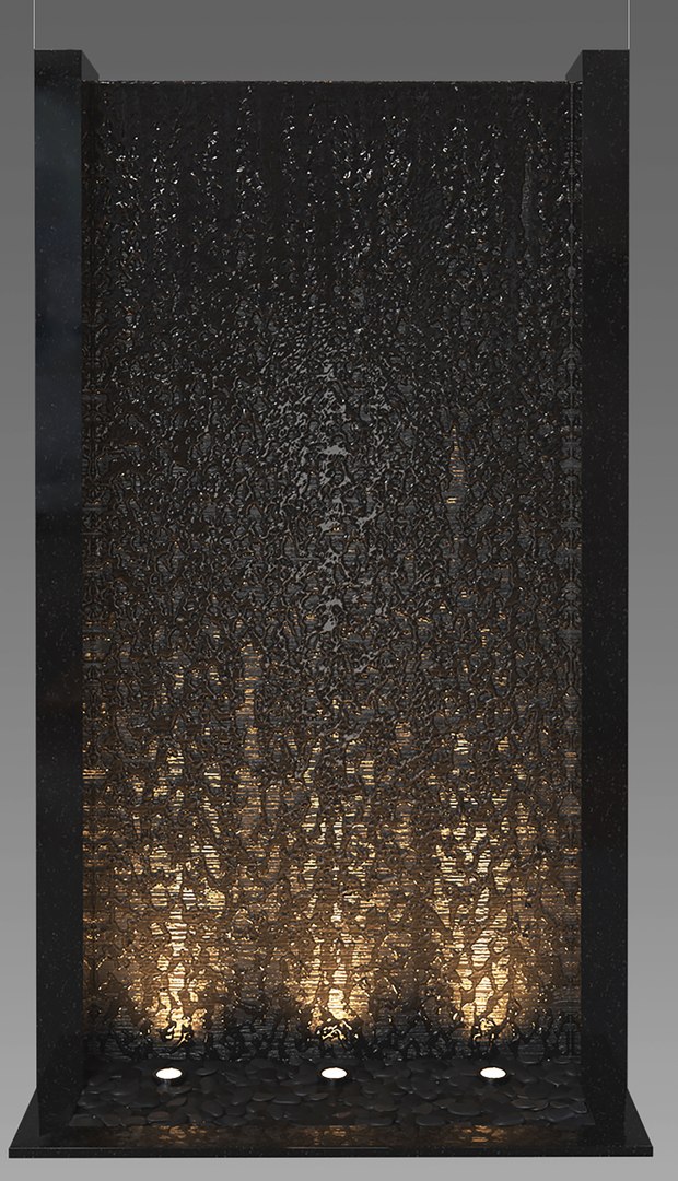 Water Wall 3D Model - TurboSquid 1899245