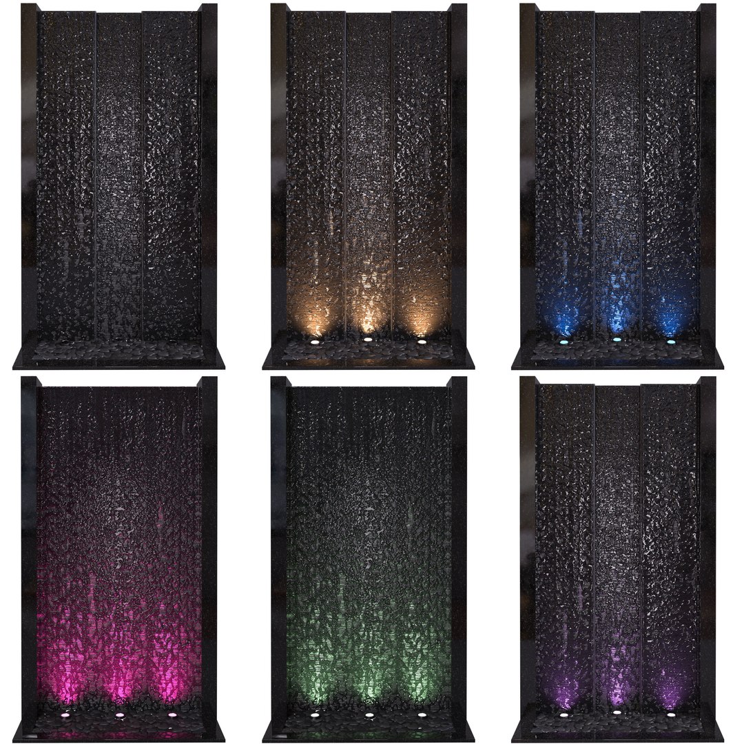 Water Wall 3D Model - TurboSquid 1899245