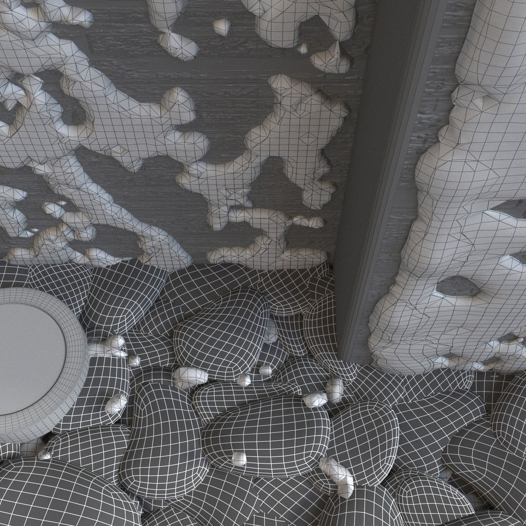 Water Wall 3D Model - TurboSquid 1899245