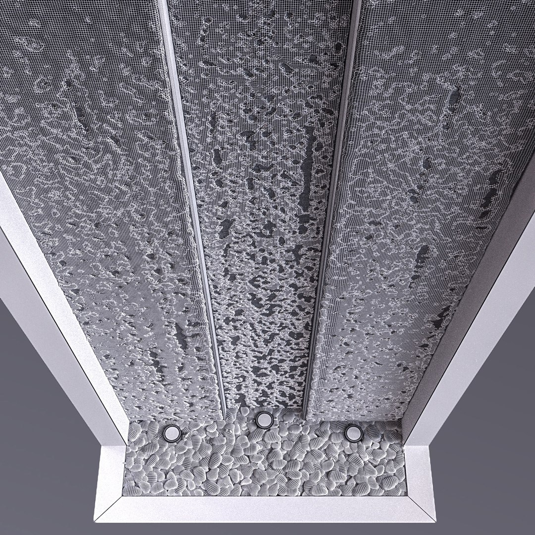 Water Wall 3D Model - TurboSquid 1899245