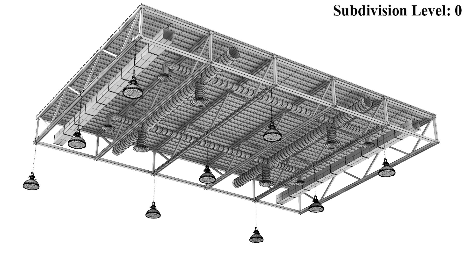 3D Real Ventilation Ceiling Model - TurboSquid 1606807