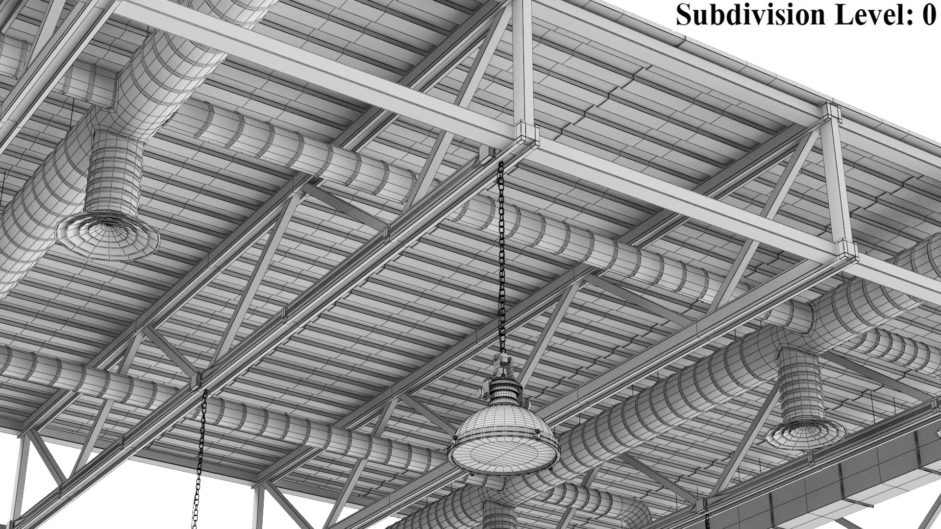 3D Real Ventilation Ceiling Model - TurboSquid 1606807