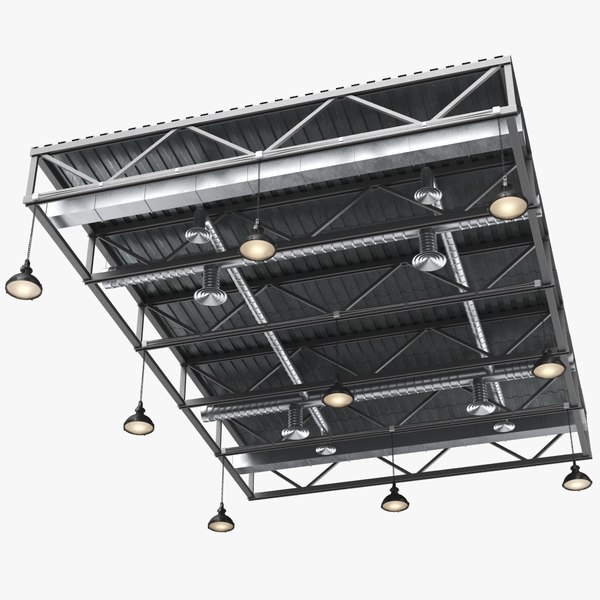 3D real false ceiling model - TurboSquid 1454527