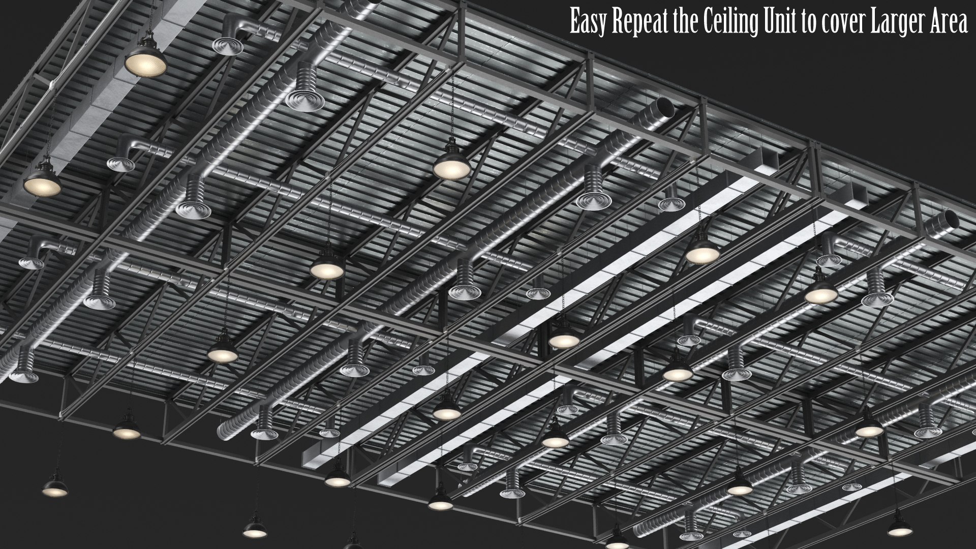 3D Real Ventilation Ceiling Model - TurboSquid 1606807