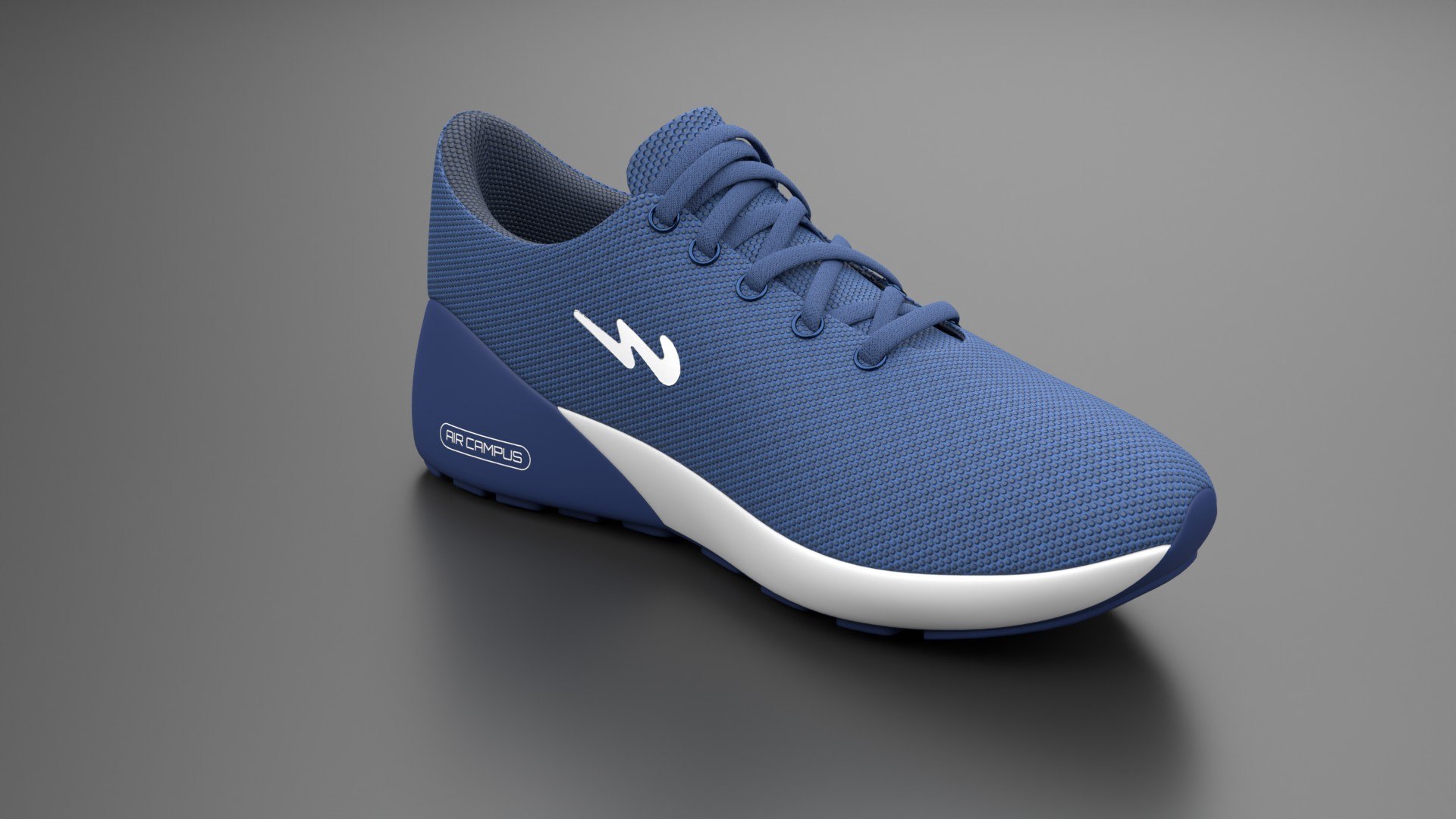 3D Campus Running Shoes Model - TurboSquid 2100313