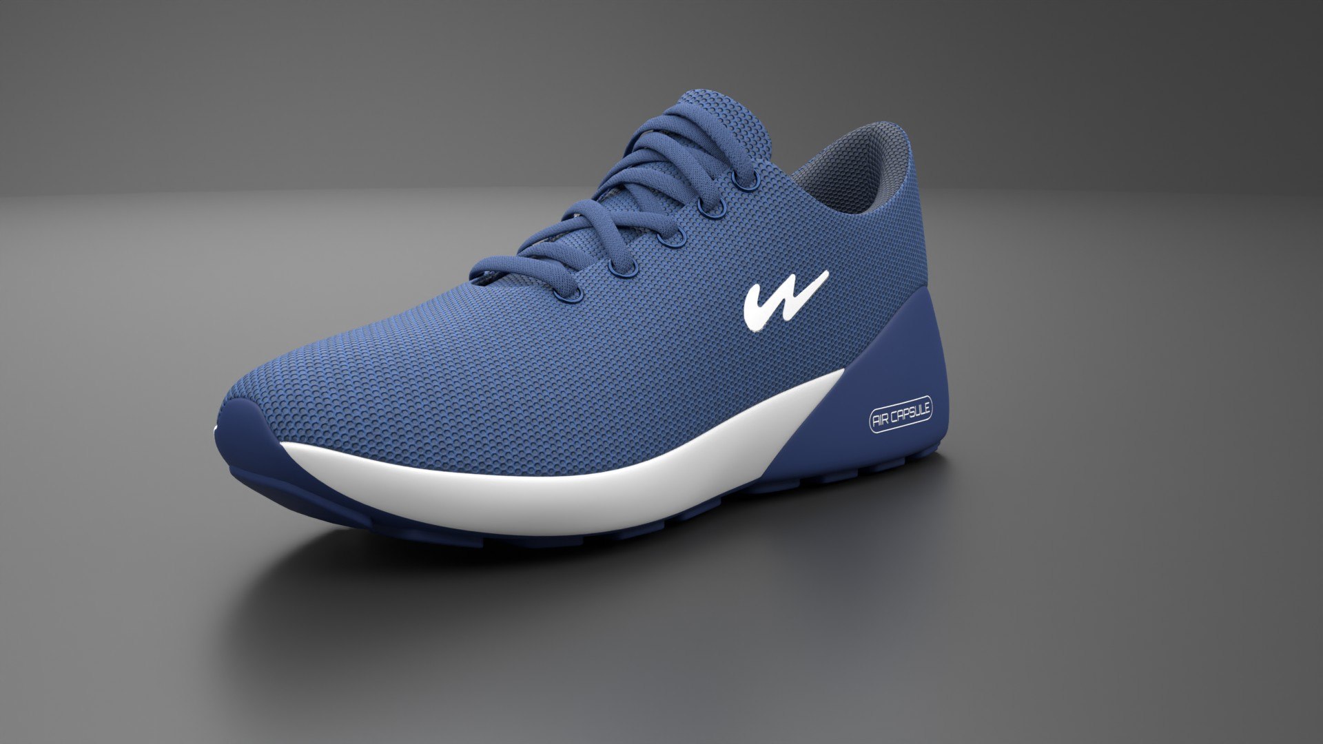3D Campus Running Shoes Model - TurboSquid 2100313