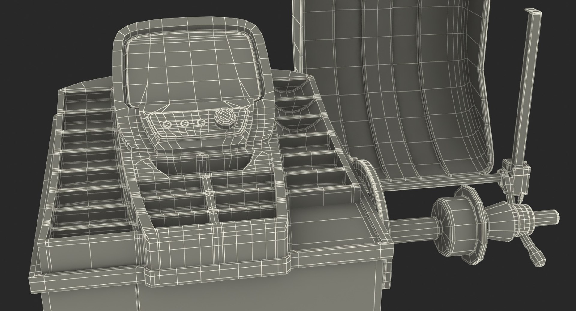 3D Model Automatic Wheel Balancer Automotech - TurboSquid 1422197