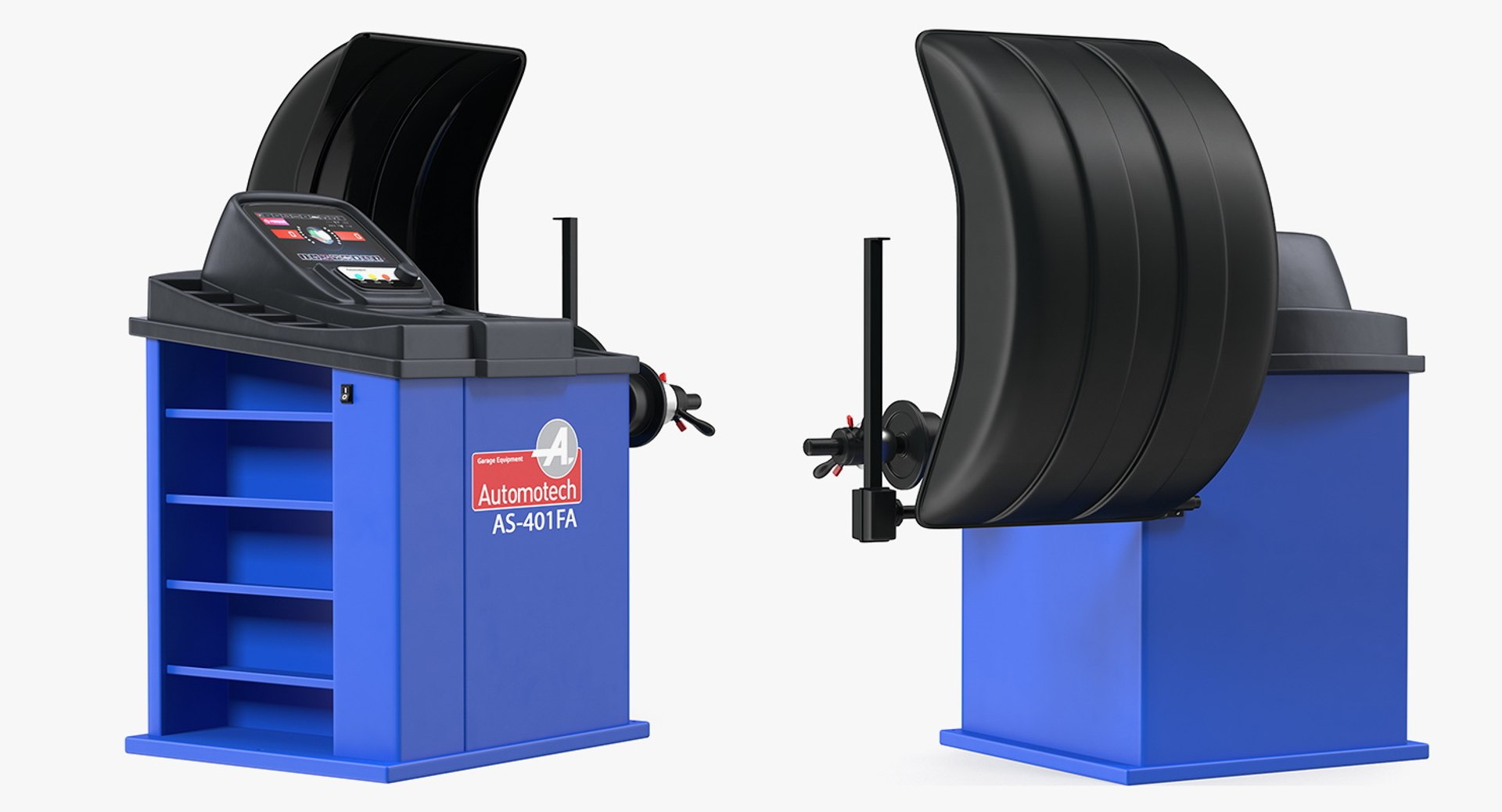 3D Model Automatic Wheel Balancer Automotech - TurboSquid 1422197