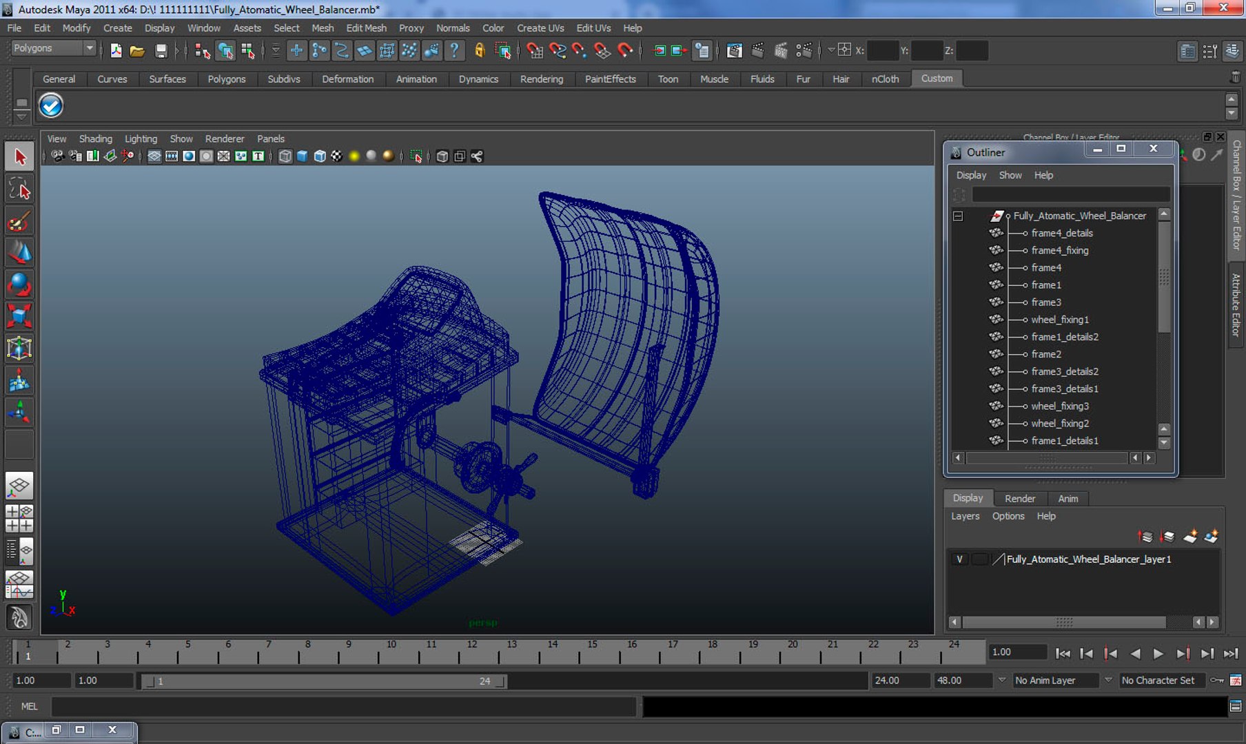 3D Model Automatic Wheel Balancer Automotech - TurboSquid 1422197