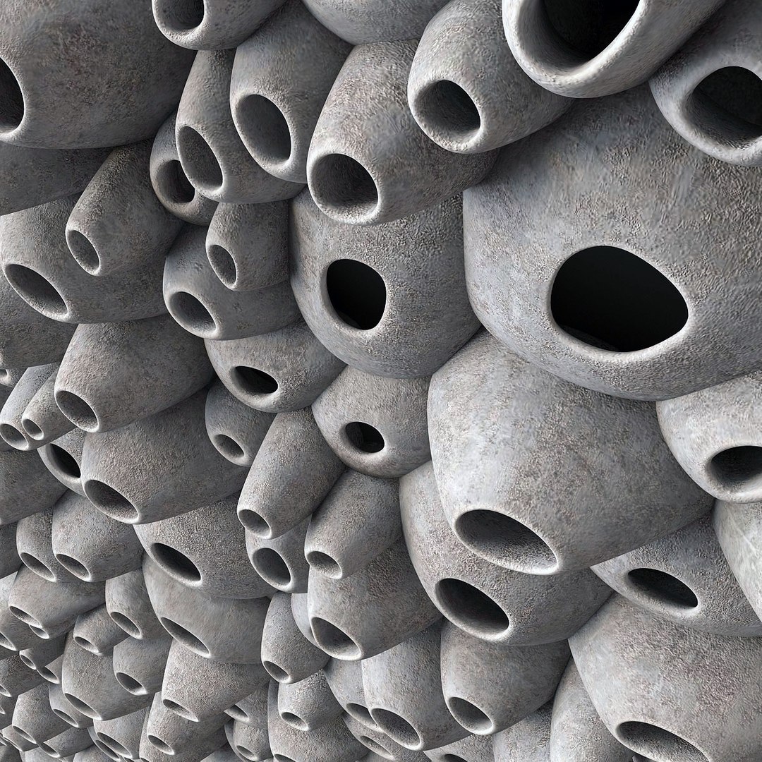 3D Model Panel Concrete Decor - TurboSquid 1650561