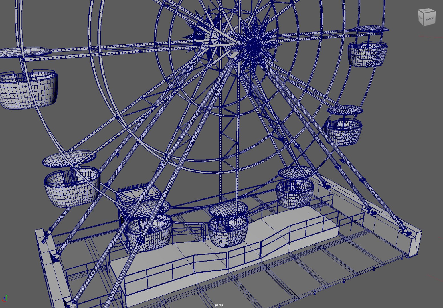 Ferris Wheel 3D Model - TurboSquid 2111649