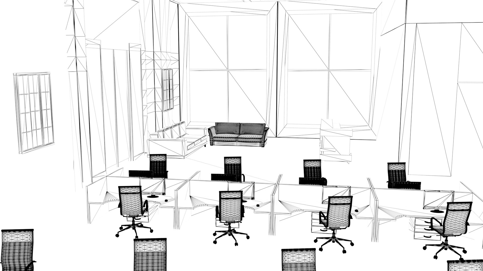 Office Set Meeting Room 3D - TurboSquid 1694774