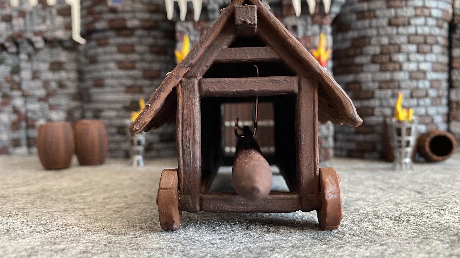 Siege Machine Medieval Gate Ram 3D Model - TurboSquid 2320172