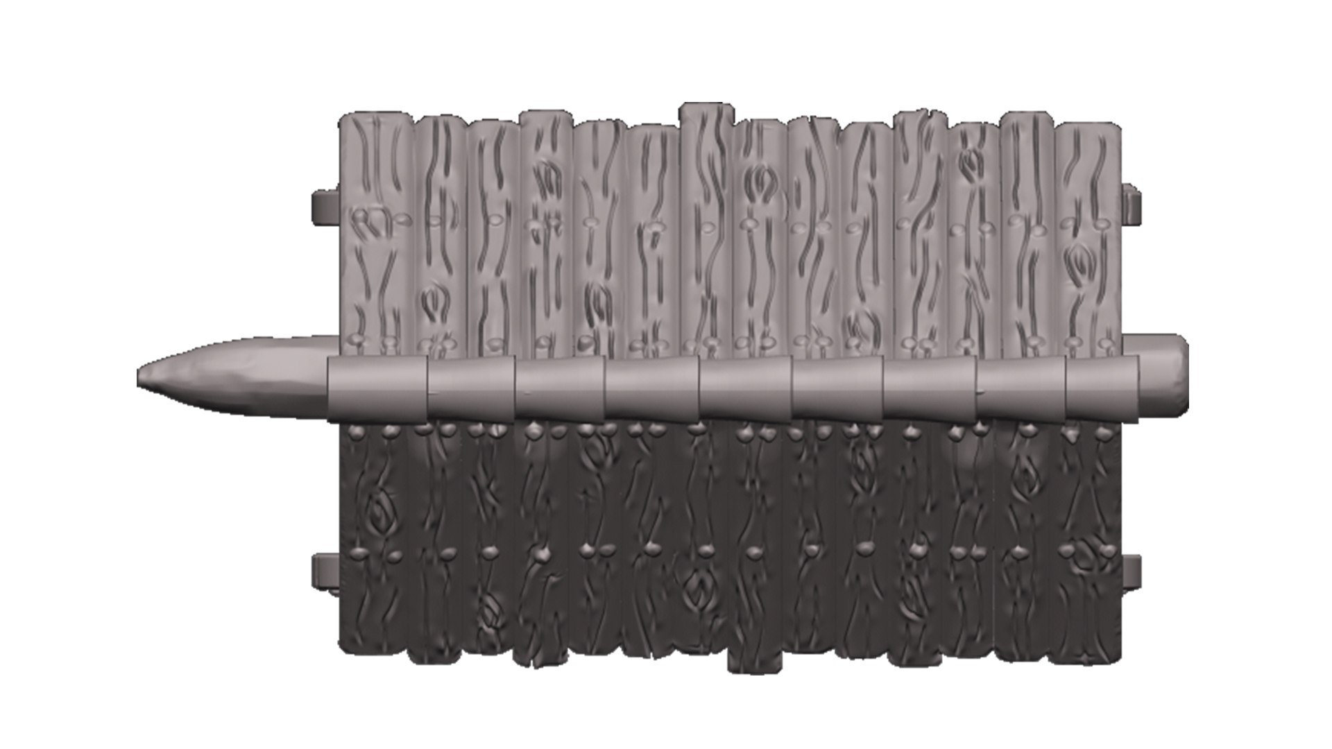 Siege Machine Medieval Gate Ram 3D Model - TurboSquid 2320172