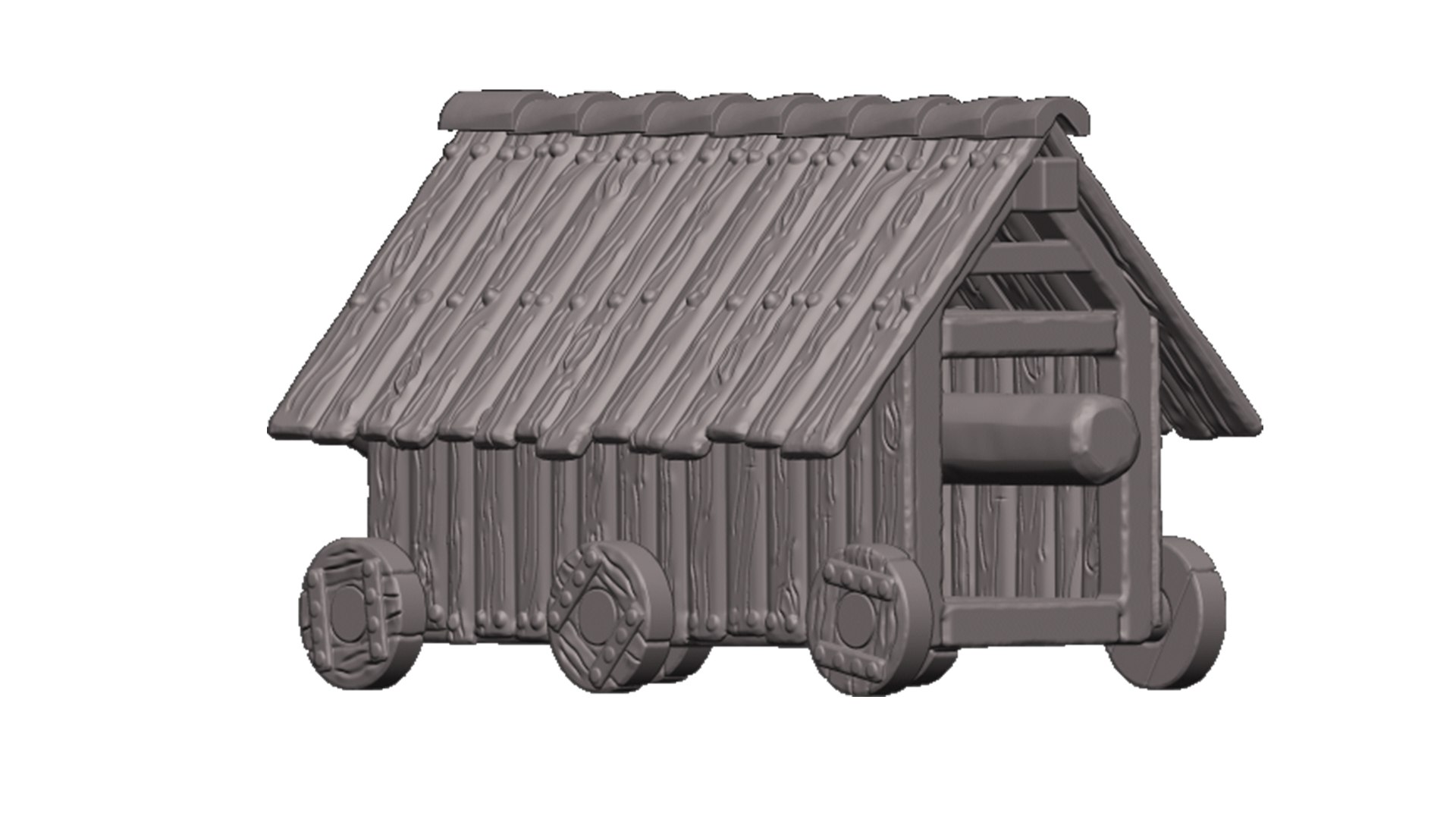 Siege Machine Medieval Gate Ram 3D Model - TurboSquid 2320172