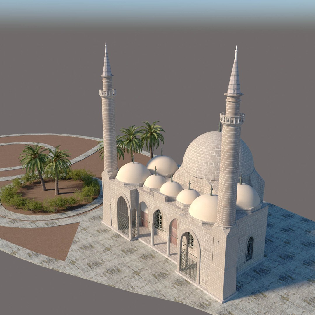 Old Mosque 3D Model - TurboSquid 1326499