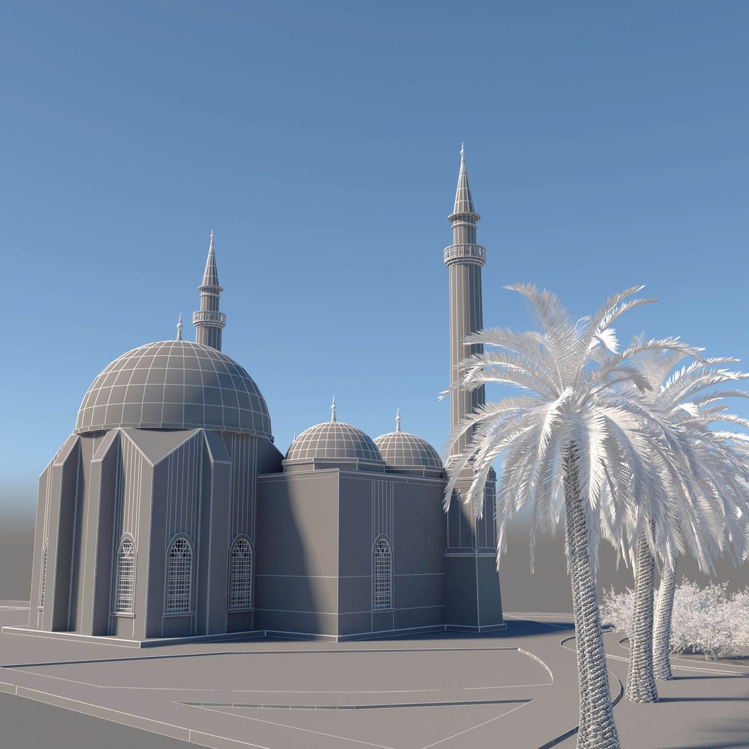 Old Mosque 3D Model - TurboSquid 1326499