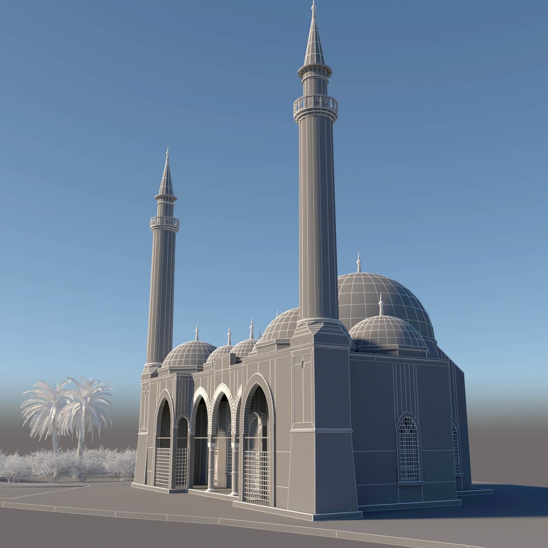 Old Mosque 3D Model - TurboSquid 1326499