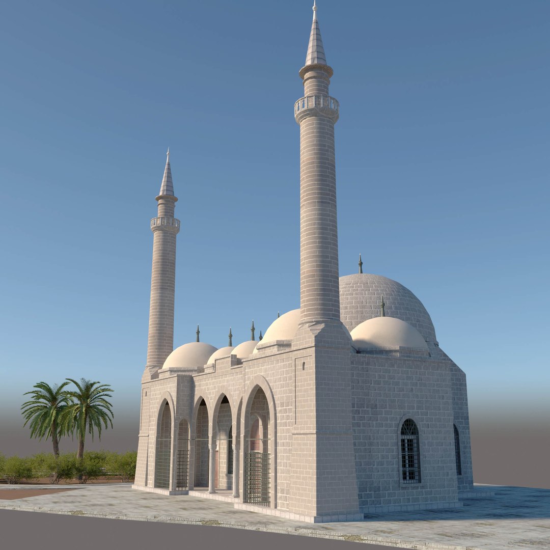 Old Mosque 3D Model - TurboSquid 1326499