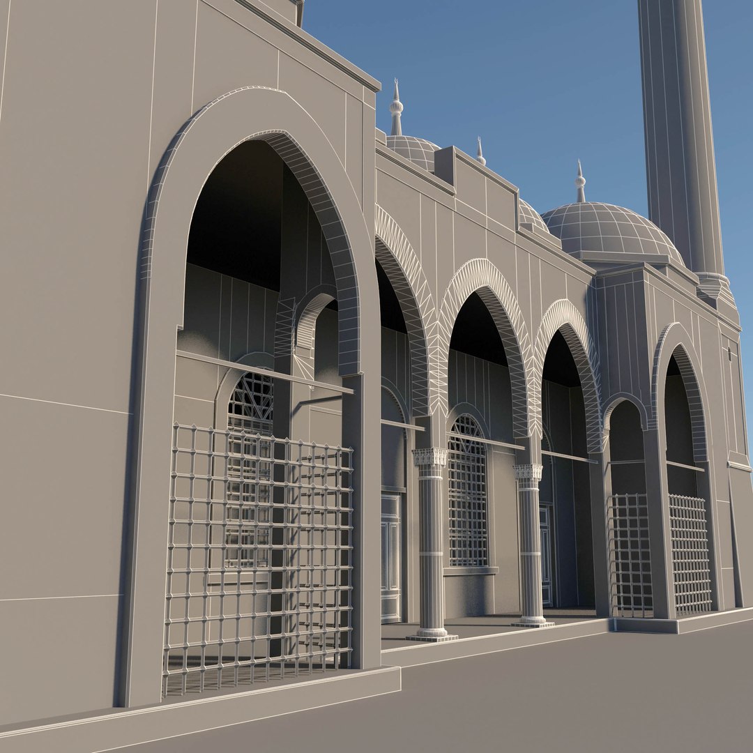 Old Mosque 3D Model - TurboSquid 1326499