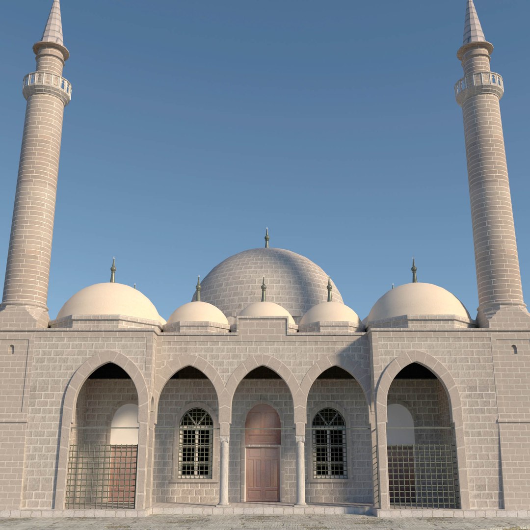 Old Mosque 3D Model - TurboSquid 1326499
