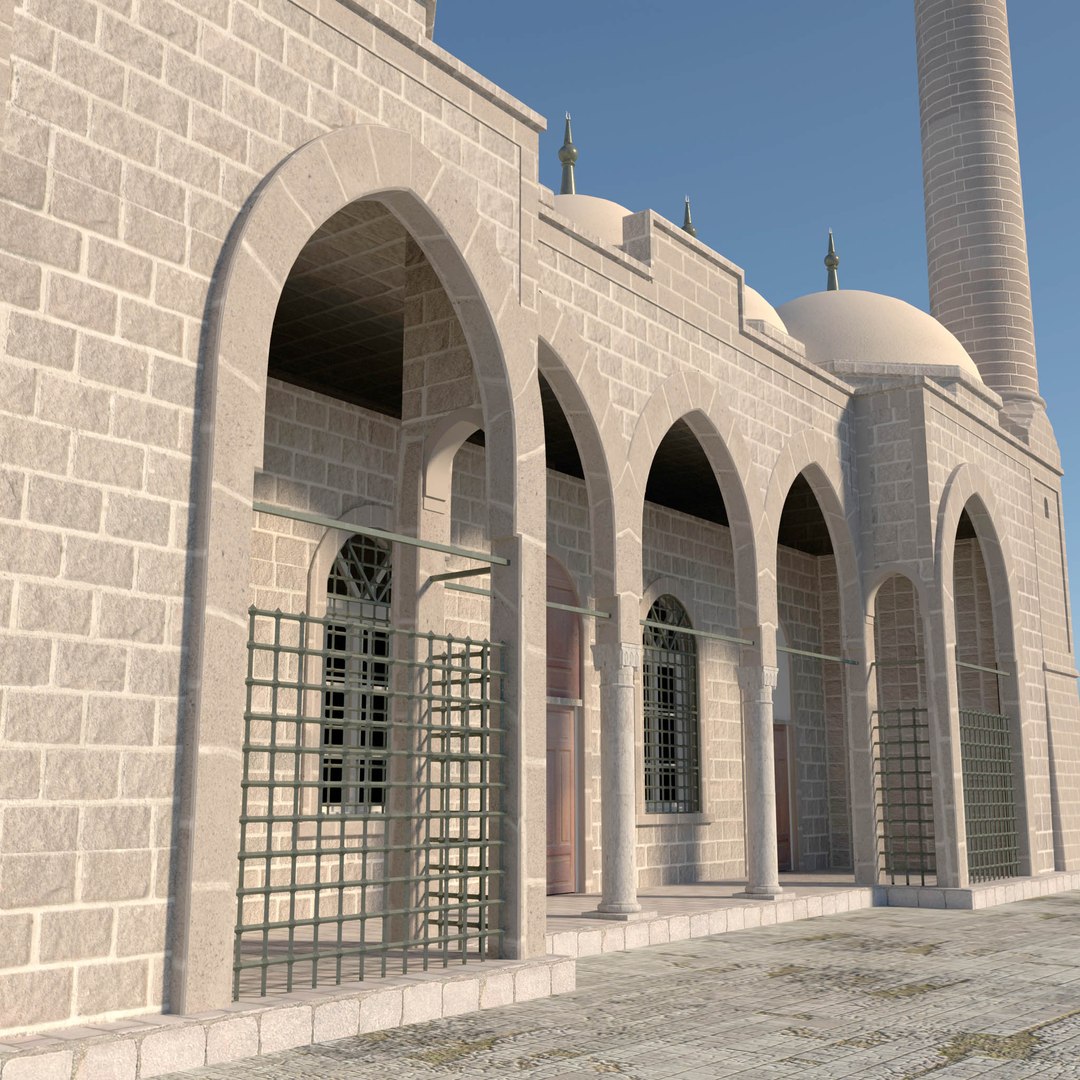 Old Mosque 3D Model - TurboSquid 1326499