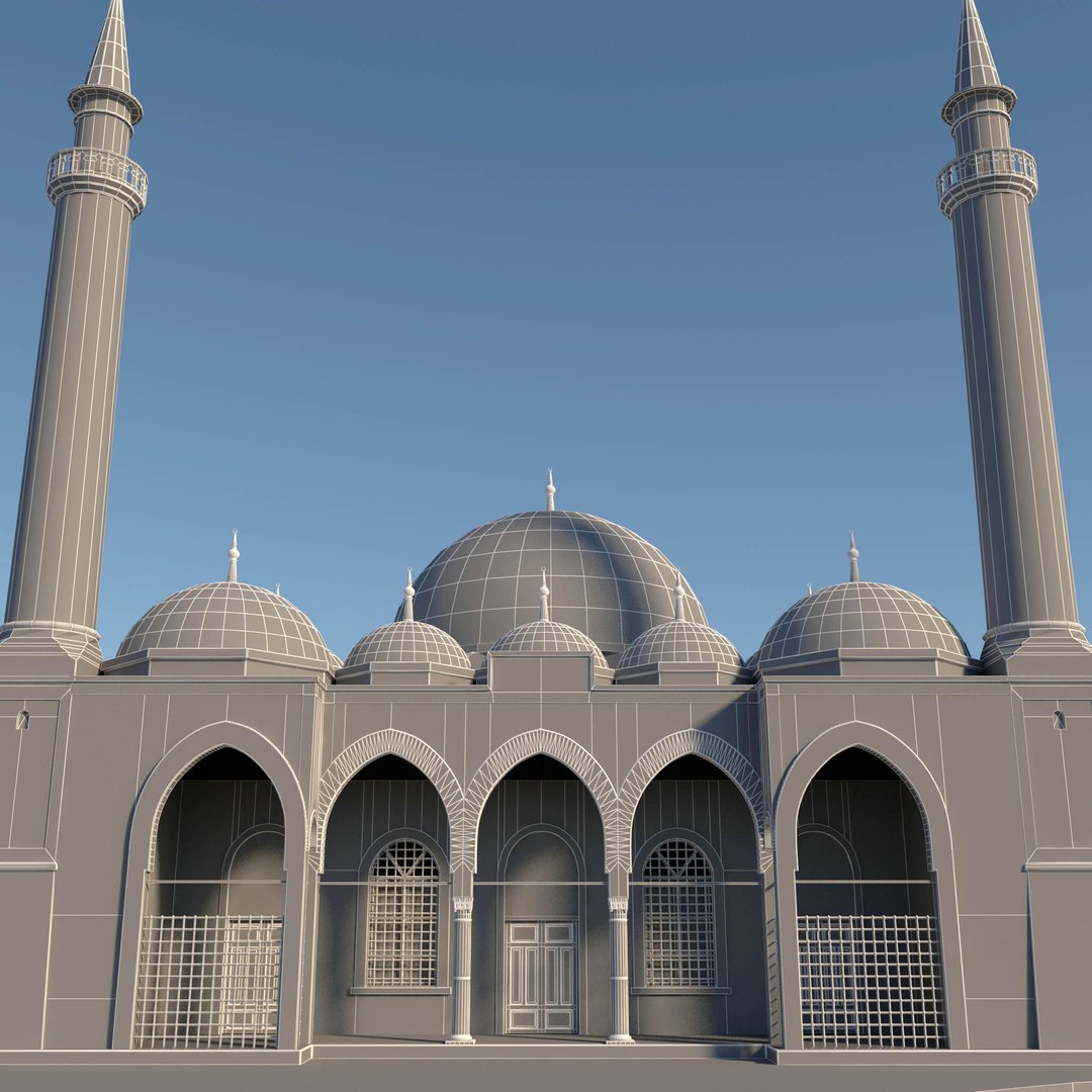 Old Mosque 3D Model - TurboSquid 1326499