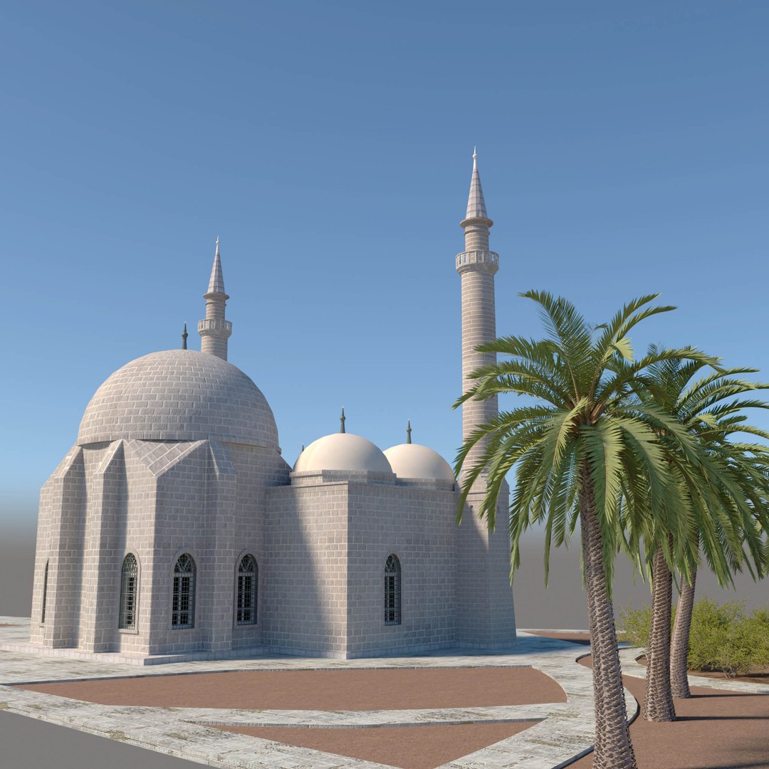 Old Mosque 3D Model - TurboSquid 1326499