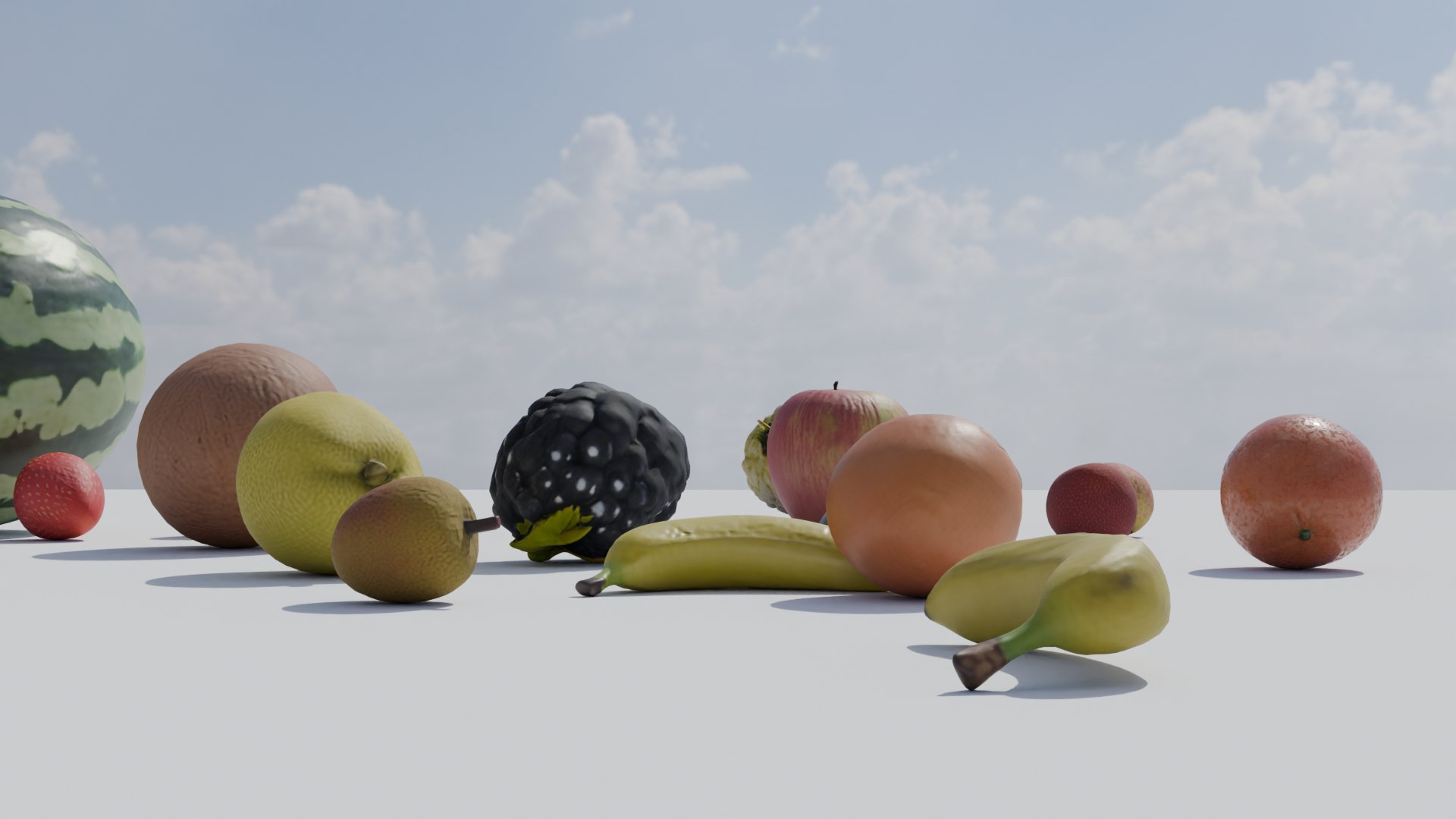 Fruitful Delights 3D Collection 3D Model - TurboSquid 2213164