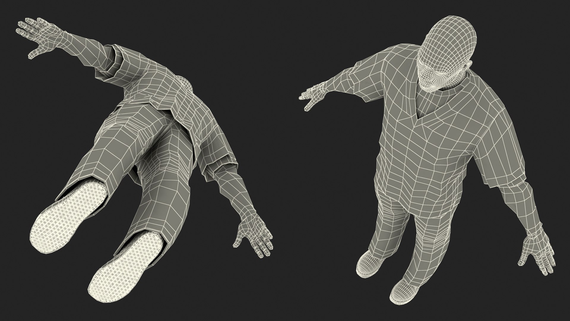 3D Black Male Prisoner A-Pose - TurboSquid 2363217